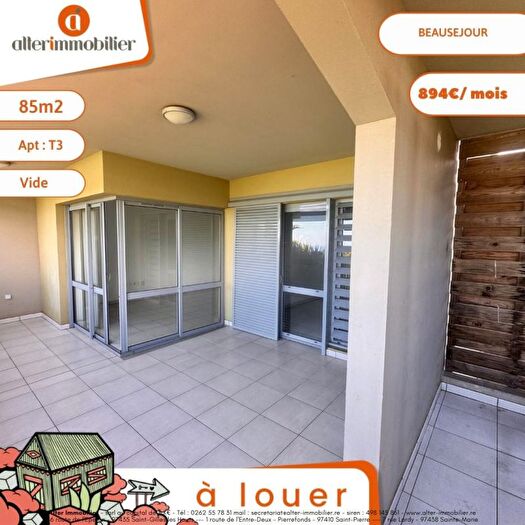 Appartement à louer - Sainte-Marie - 3 pièces - 2 chambres