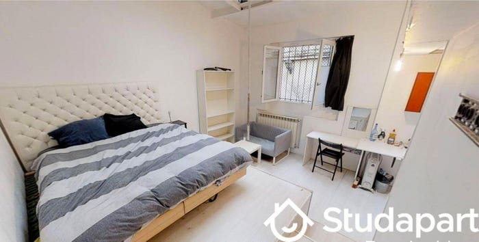 Belleville, Paris 20ème arrondissement : Appartement 1 pièce à louer