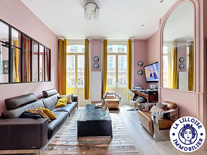 Appartement à vendre - Lille, Centre-ville, Euralille - 4 pièces - 3 chambres