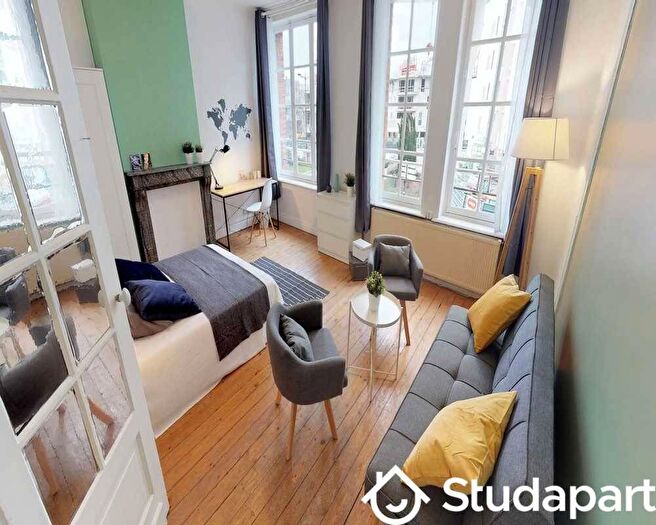 Appartement à louer - Centre, Lille - 1 pièce - 1 chambre