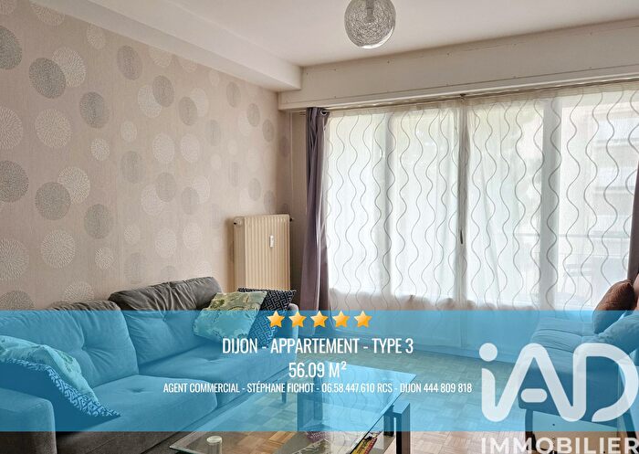 Appartement à vendre - Dijon, Montmuzard - 3 pièces - 2 chambres