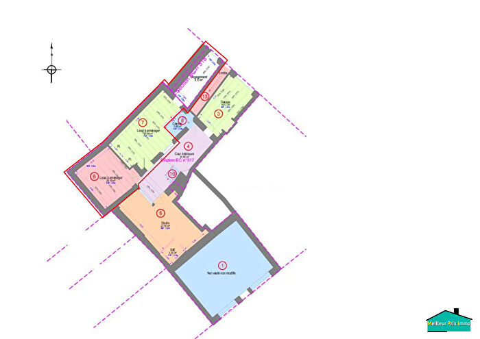 Appartement à vendre - Machecoul - 2 pièces - 1 chambre