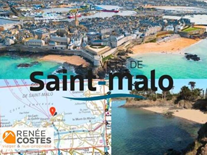 Appartement à vendre - Saint-Malo, Le Petit Paramé, Le Val, Fontainre - 2 pièces - 1 chambre