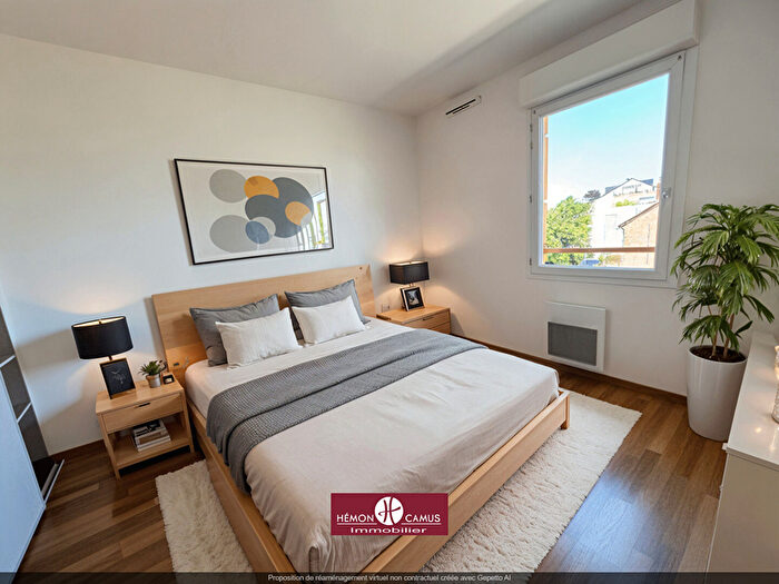 Appartement à vendre - Nantes, Eraudière, La Marrière, Rond-point de Paris - 2 pièces - 1 chambre