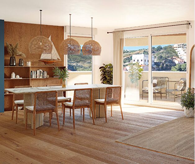 Appartement à vendre - Port-Vendres - 4 pièces - 3 chambres