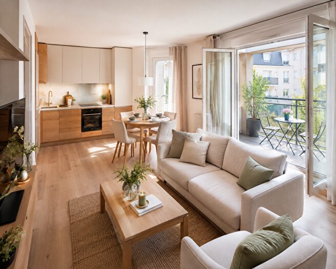 Le Plessis-Robinson, Centre commercial - Maison 3 pièces à vendre