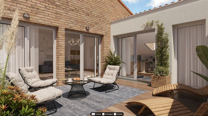 Maison 3 pièces à vendre à Toulouse, Patte d'Oie, Fontaines