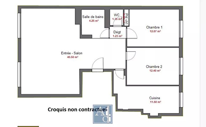 Paris 16ème, Chaillot : Appartement 4 pièces à vendre