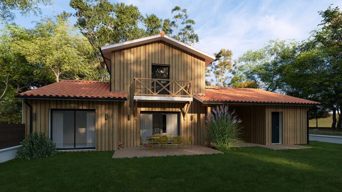 Andernos-les-Bains, Centre-ville, Coulin : Maison 5 pièces à vendre