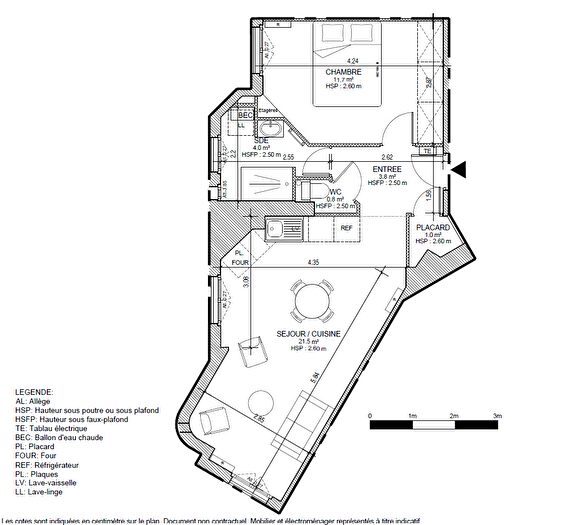 Asnières-sur-Seine, Gresillons, Voltaire - Appartement 2 pièces à vendre