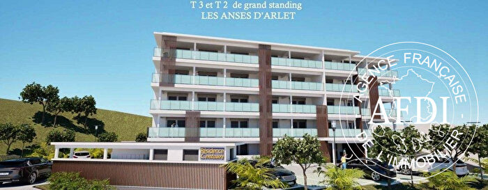 Appartement à vendre - Les Anses-dArlet - 2 pièces - 1 chambre