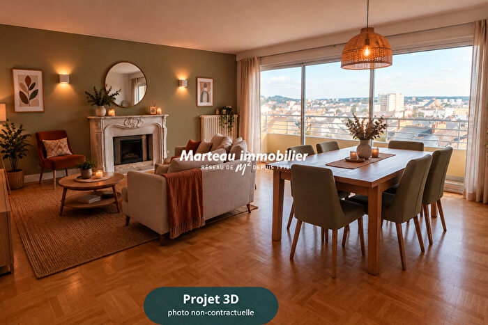Appartement 4 pièces à vendre à Le Mans, Leclerc, Courboulay