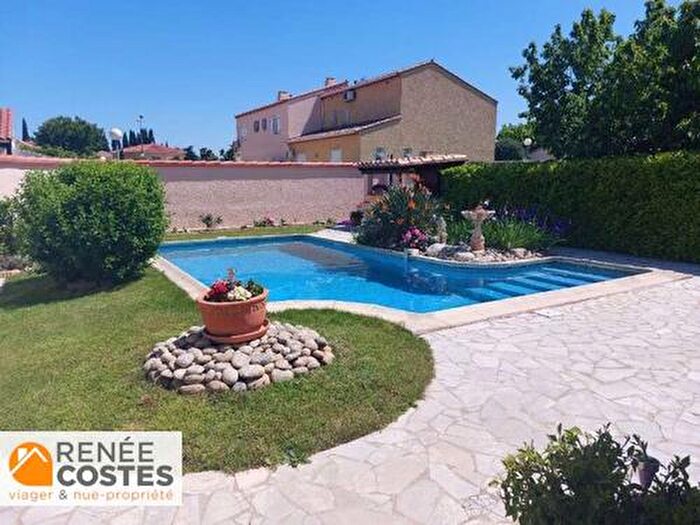 Canet-en-Roussillon, Route de Saint-Nazaire, Les Fontaines, Etang - Maison 4 pièces à vendre
