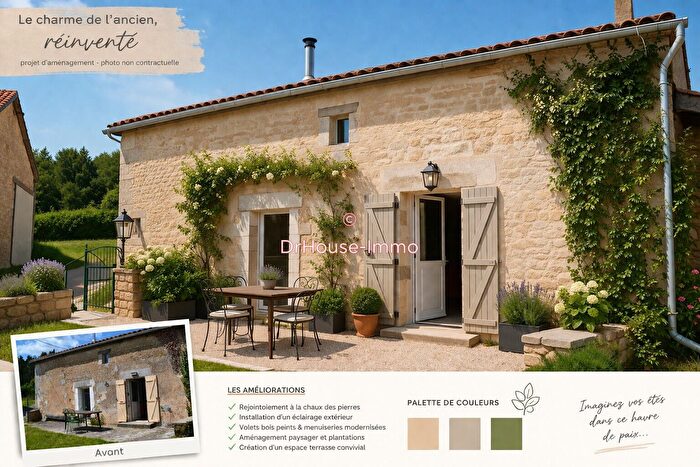Beaussac - Maison 4 pièces à vendre