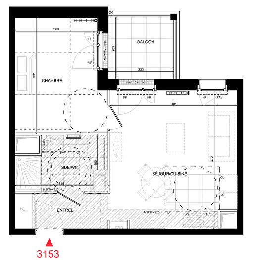 Asnières-sur-Seine, Gresillons, Voltaire - Appartement 3 pièces à vendre