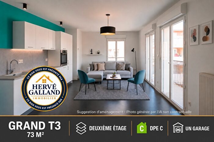 Appartement 3 pièces à vendre à Jassans-Riottier