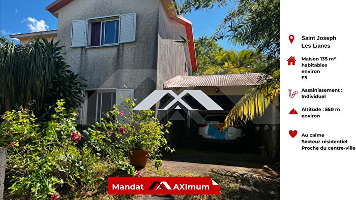 Maison à vendre - Saint-Joseph, Les Lianes, Carosse, Bézaves - 5 pièces - 3 chambres