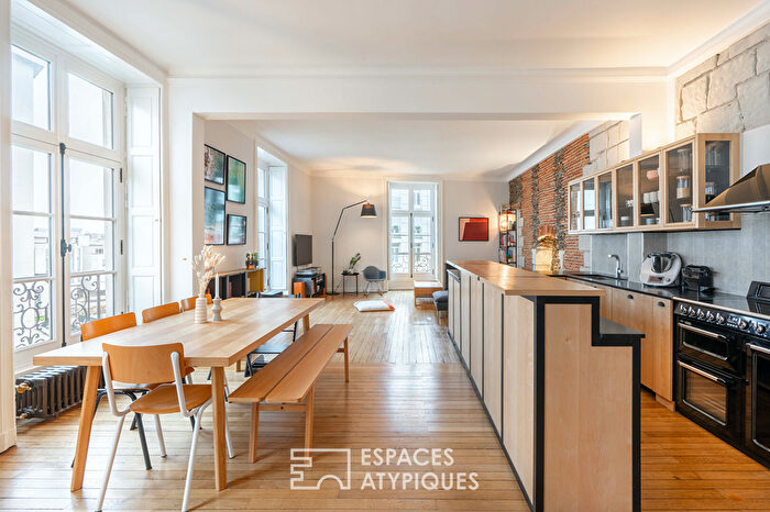Appartement à louer - Nantes, Centre-ville - 4 pièces - 3 chambres