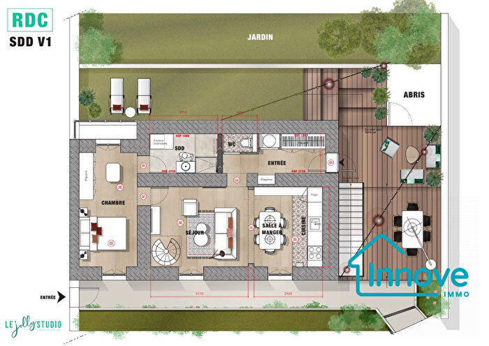 Maison à vendre - Chaville - 3 pièces - 2 chambres