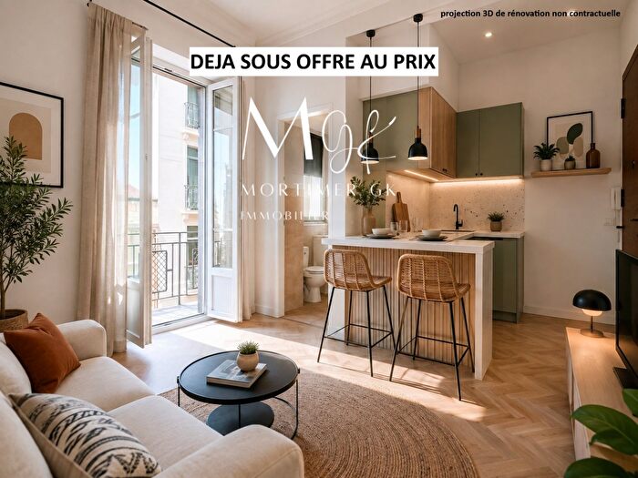 Appartement 1 pièce à Nice, Libération, à vendre