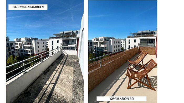 Appartement à vendre - Toulouse, LOrmeau, La Terrasse, La Grande Plaine - 3 pièces - 2 chambres