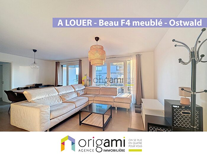 Appartement à louer - Ostwald - 4 pièces - 3 chambres