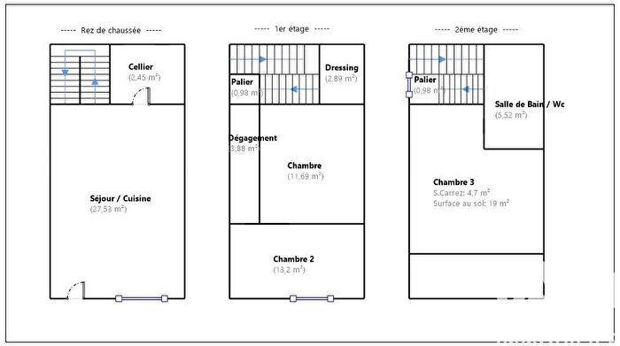 Maison à vendre - La Seyne-sur-Mer, Est - 4 pièces - 3 chambres