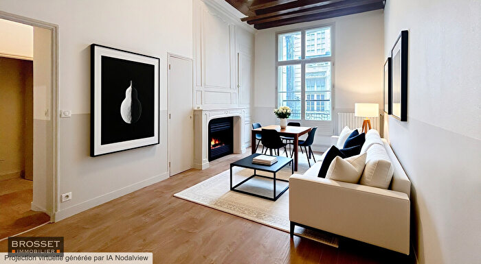 Appartement à vendre - Tours, Centre-ville - 3 pièces - 2 chambres