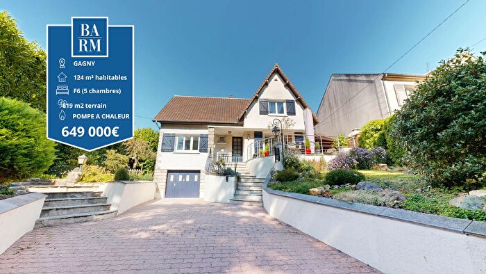 Maison à vendre - Gagny, Parc Carette - 6 pièces - 5 chambres