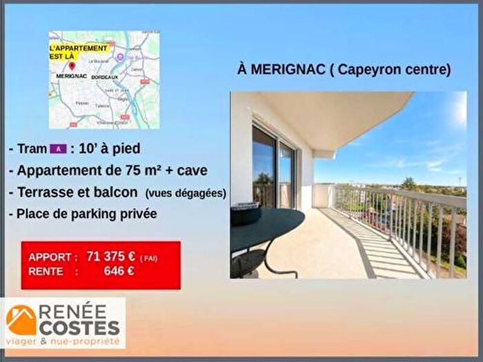 Appartement 3 pièces à vendre - Mérignac, Capeyron