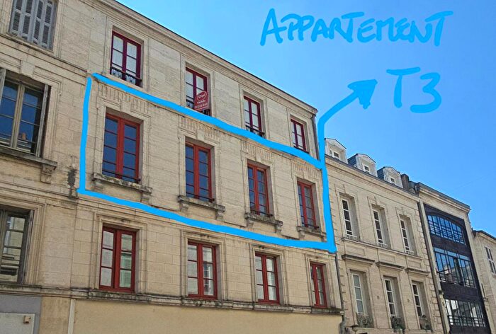 Appartement à vendre - Périgueux, Centre-ville, La Gare, Saint-Martin - 3 pièces - 2 chambres