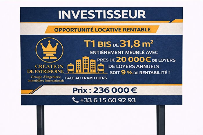 Appartement à vendre - Nice, Médecin - 1 pièce