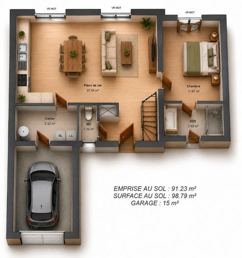 Maisons à vendre et appartements à louer - 3