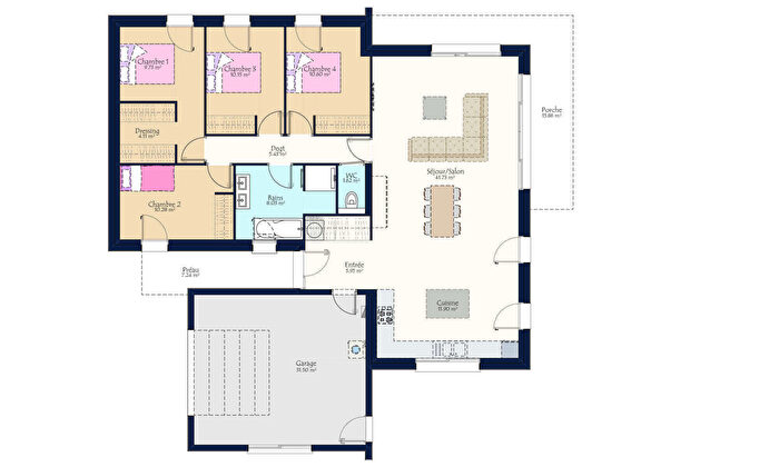 Maison 5 pièces à La Meignanne, à vendre
