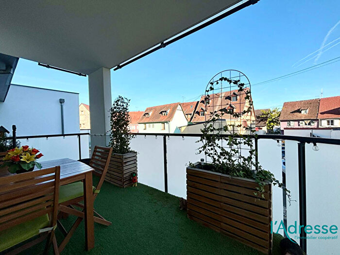 Appartement à vendre - Ingersheim - 3 pièces - 2 chambres