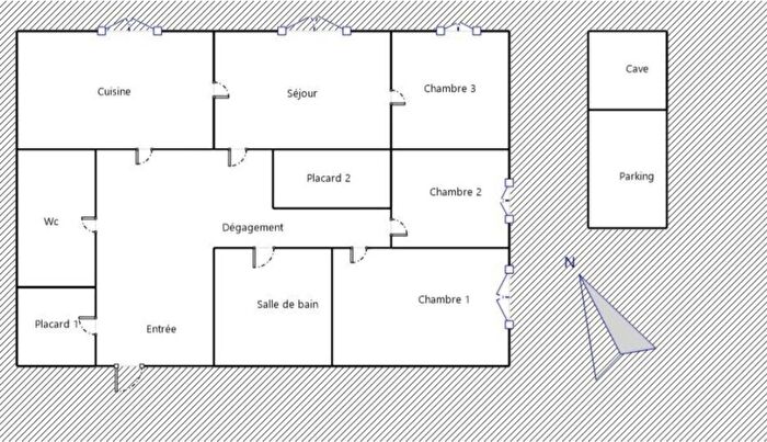Appartement à vendre - Paris e , Olympiades, Choisy - 4 pièces - 3 chambres