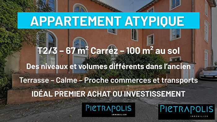 Appartement 3 pièces à vendre à Lyon 9ème, Champvert, Gorge de Loup