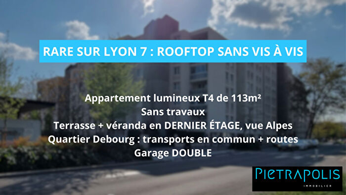 Appartement à vendre - Lyon e , Gerland - 5 pièces - 3 chambres