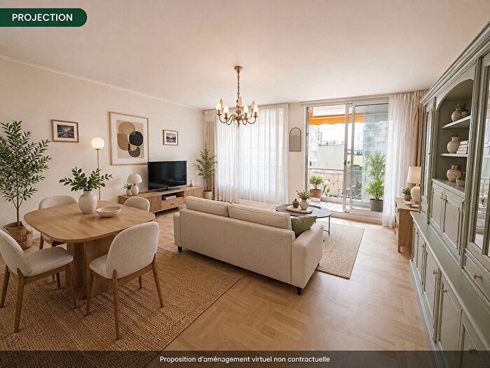 Appartement 4 pièces à Boulogne-Billancourt, Menus, Jean Baptiste Clément, à vendre