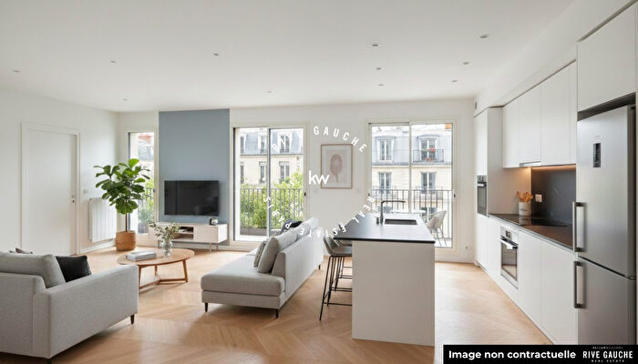 Appartement à vendre - Paris e , Bièvre Sud, Tolbiac - 3 pièces - 2 chambres