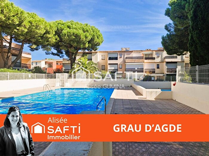 Appartement à vendre - Agde, Le Grau dAgde - 2 pièces - 1 chambre