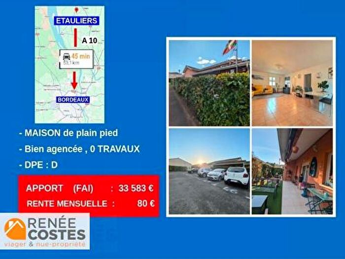 Maison à vendre - Étauliers - 3 pièces - 2 chambres