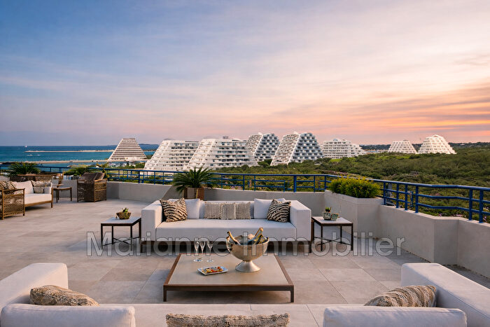 Appartement à vendre - La Grande-Motte, Centre-ville, Port - 4 pièces - 3 chambres