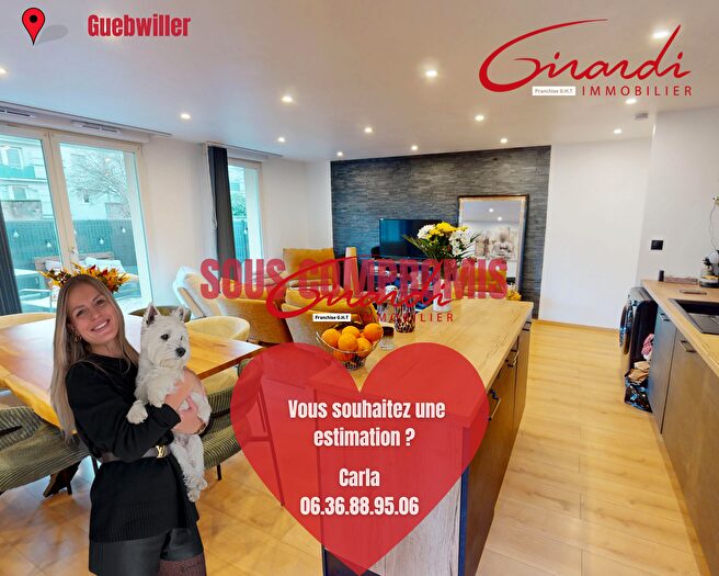 Appartement à vendre - Guebwiller - 2 pièces - 1 chambre