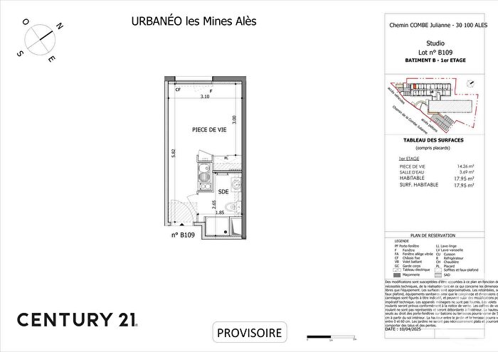 Appartement à vendre - Alès, Silhol, Pierre Plantée, Conilhères - 1 pièce
