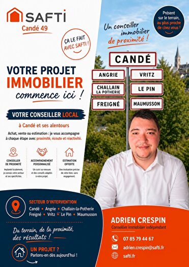 Maison à vendre - Candé - 5 pièces - 3 chambres