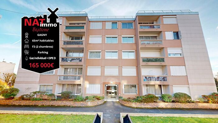 Appartement à vendre - Gagny, Parc Carette - 3 pièces - 2 chambres