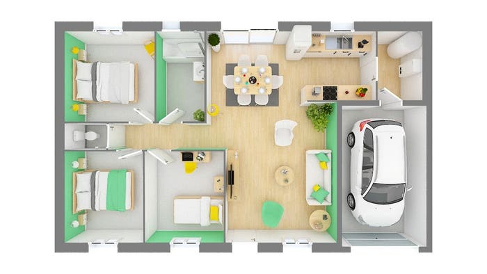 Maisons à vendre et appartements à louer - 3