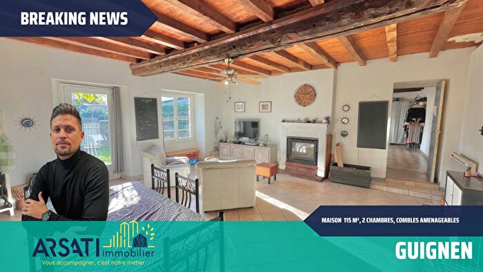 Maison à vendre - Guignen - 5 pièces - 2 chambres