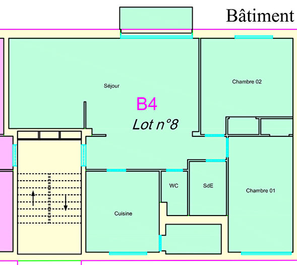 Appartement 4 pièces à Bain-de-Bretagne, à vendre
